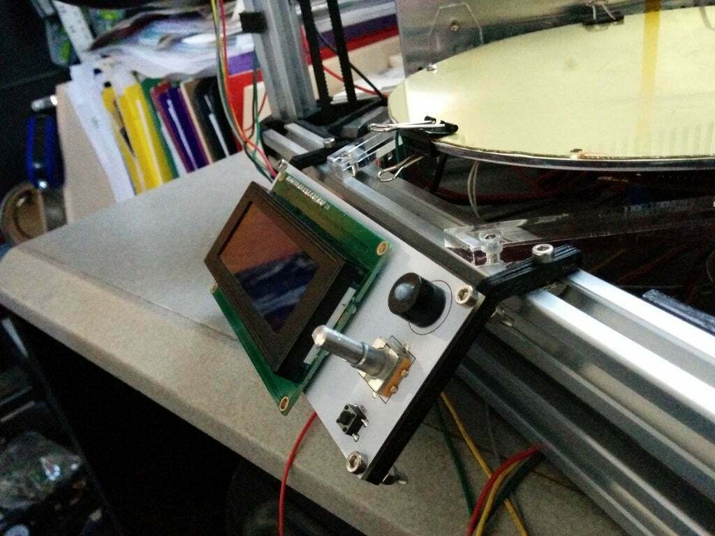 Бесплатный STL файл Kossel 2020 (mini) LCD mount・3D-печатная модель для ...